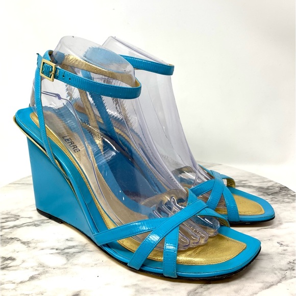 Lerre | Shoes | Lerre Handmade Italy Square Toe Strappy Multi Strap ...